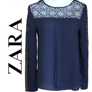 Zara | Tops | Zara Basic Round Neck | Poshmark